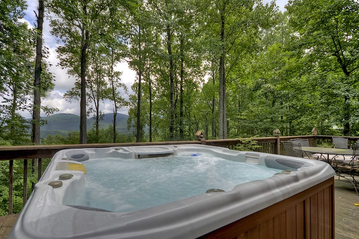 Wind Rush-incredible Mt View, Hot Tub, Easy Drive - Ellijay, GA