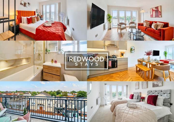Penthouse | Free Parking | Hi-speed Wifi | Balcony - Farnham