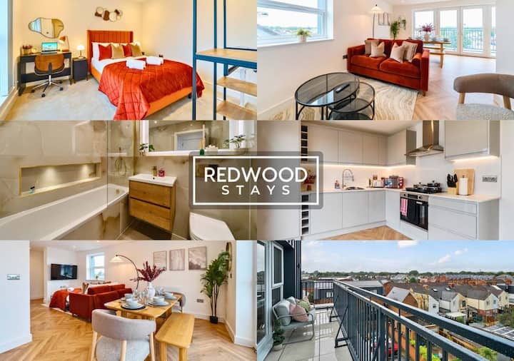 Penthouse | Free Parking | Balcony | Hi-speed Wifi - Farnham