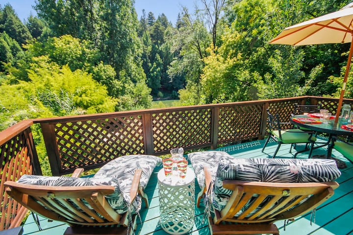 Roskamp - Cabin With Cozy Gas Stove, River Views - Guerneville, CA