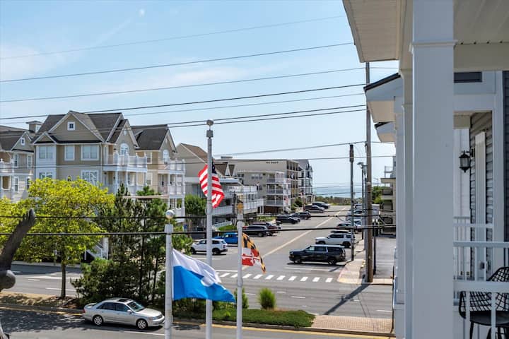Z Estates | Balcony Beach View Townhome + Pool - Fenwick Island, DE