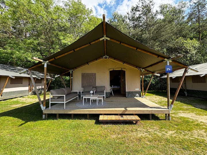 Lodgetent 6 Basic | Europarcs Maasduinen - Venlo