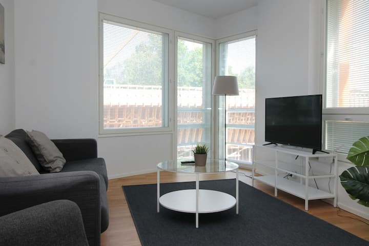 Spacious Apartment For 4 With Sauna - Turku