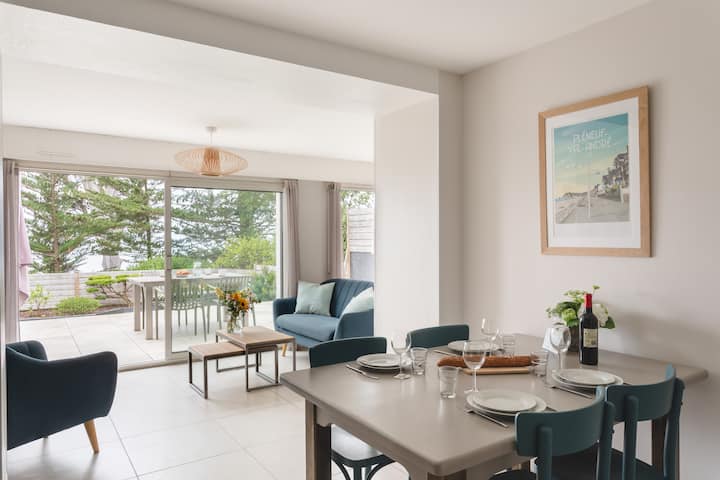 La Terrasse Ker Loïs - Jardin Avec Vue Mer - Pléneuf-Val-André