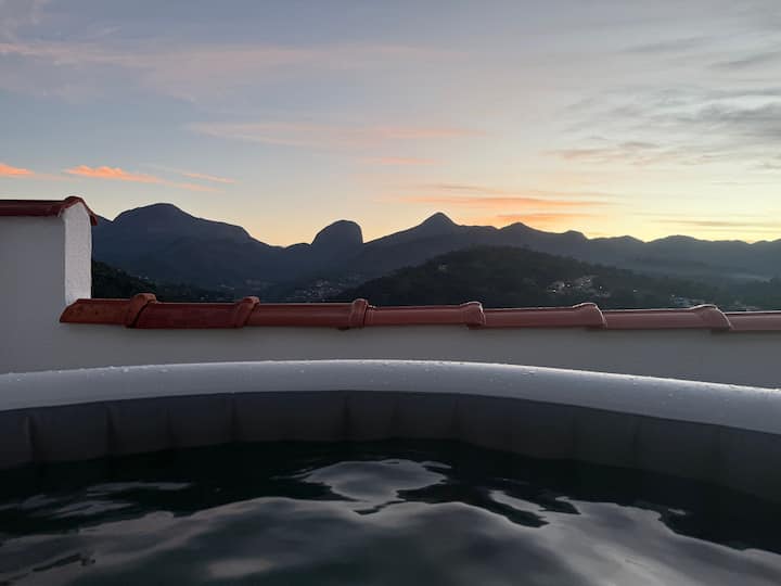 Mountain View, Fireplace And Private Hot Tub - Teresópolis