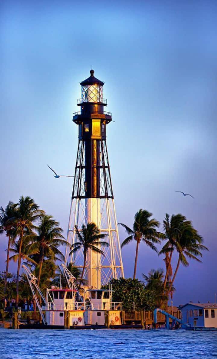 Pompano King Bed Studio - Walk To Beach & Pier - Orchid Beach, Pompano Beach