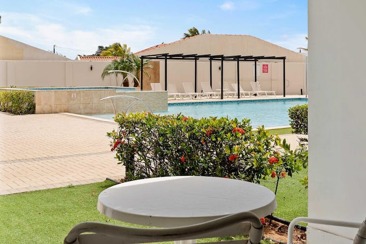 Al117 -Resort Pool+beach Tennis Court- 2br Condo - Aruba