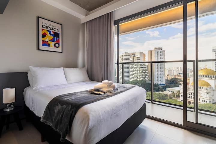 Apto De Luxo Na Paulista: Vista Dos Sonhos De Sp! - Ipiranga