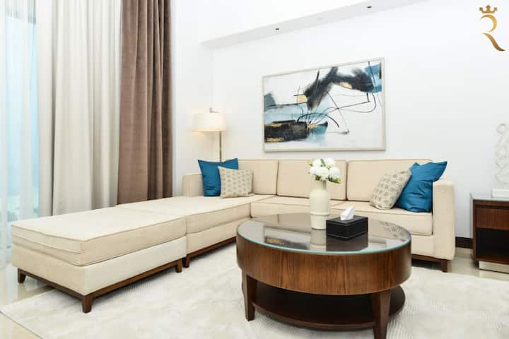 2br Classic Getaway |Dazzling Views & Comfort. - Abu Dhabi