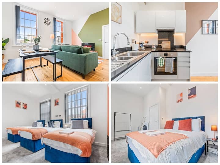 2 Bed Large Apt | Central Birmingham | Sleeps 5 - Moseley - Birmingham