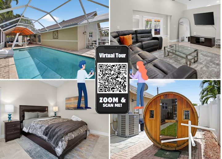 Family-friendly Boca Gem: 4br/3ba W/ Pool & Sauna - Boca Raton, FL