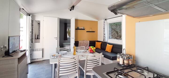 Havre Douillet : Mobil-home Moderne & Animaux - Saint-Hilaire-de-Riez