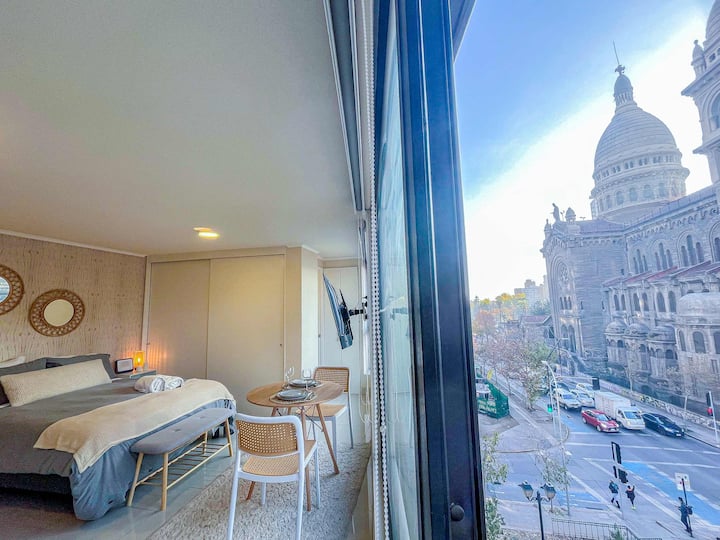 Hom I Wifi Hermosavista Metro Parque Almagro Vista - Santiago