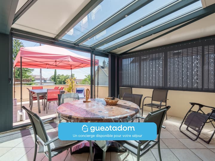 L Envoutée - Terrasse - Véranda - Dole