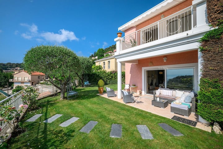 La Villa Julia Vuemer Jardin Parking Privé Monaco - La Turbie