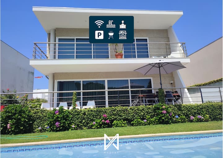 Mystay - Villa With Pool Near The Beach - Azurara