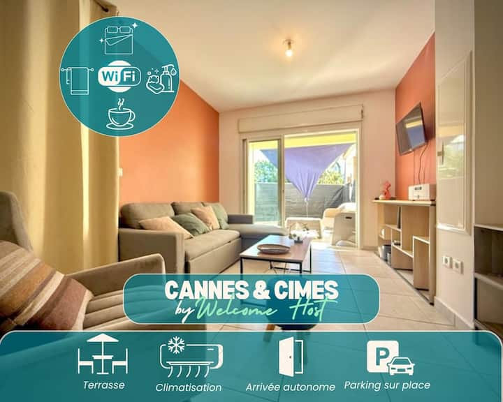 Cannes Et Cimes, T3 Spacieux Climatisé & Terrasse - Saint-Benoît