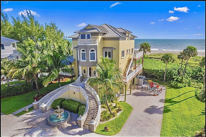 Newly Listed Ocean-front-to-river-front 6 Br Beach - The Bahamas