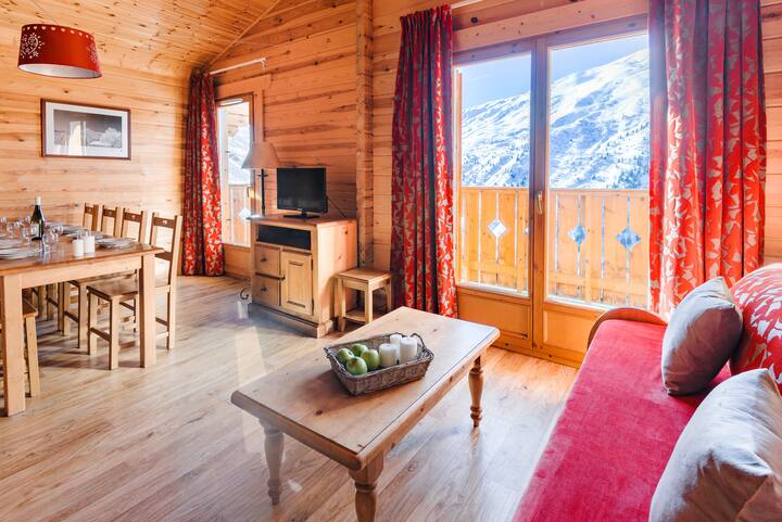 Appartement 1 Chambre + Cabine 6 Personnes - Valmeinier