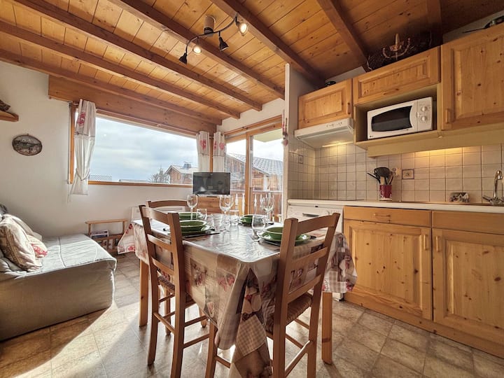 Appartement 2 Pièces Cabine à Crest-voland - 4 Per - Crest-Voland