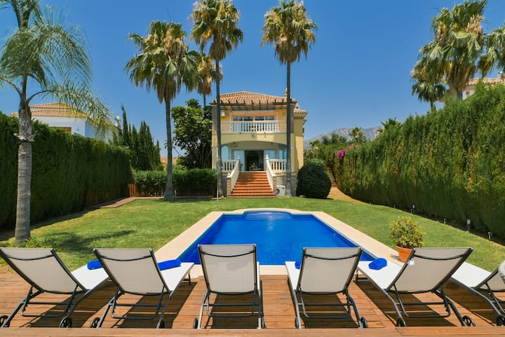 Villa: Heated Pool, Golf, Games, Bbq! - Mijas
