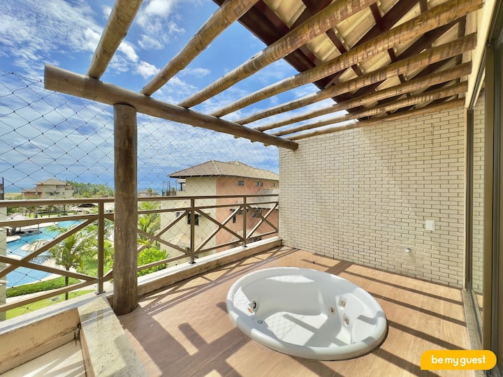 Cobertura No Beach Place Com Jacuzzi E Vista-mar - Aquiraz