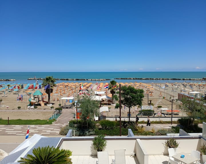 Rn003 - Torre Pedrera, Sea Front Apartment - Rimini