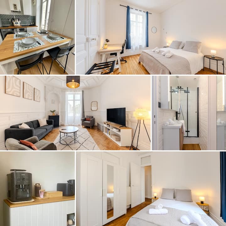 Haussmannien • 2 Chambres + Parking • Centre Gare - Nancy
