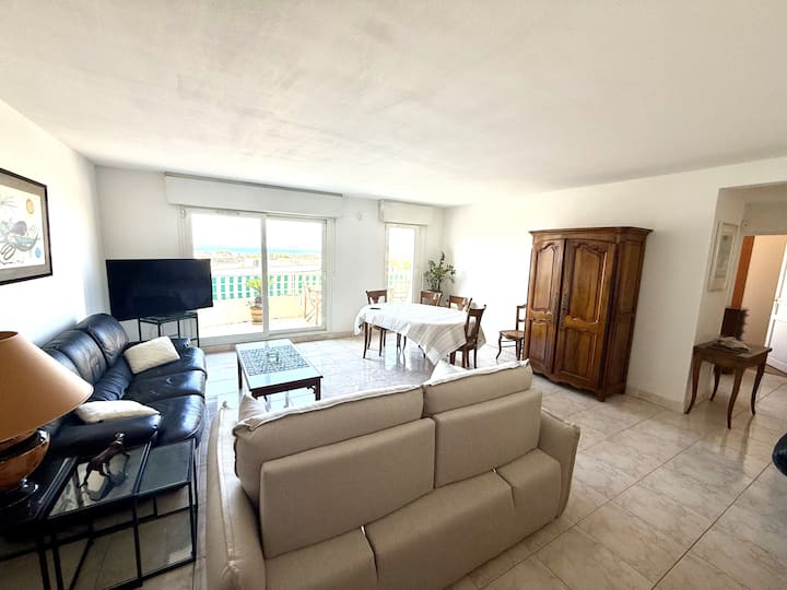 3 Pièces Vue Mer St Laurent Du Var - La Gaude