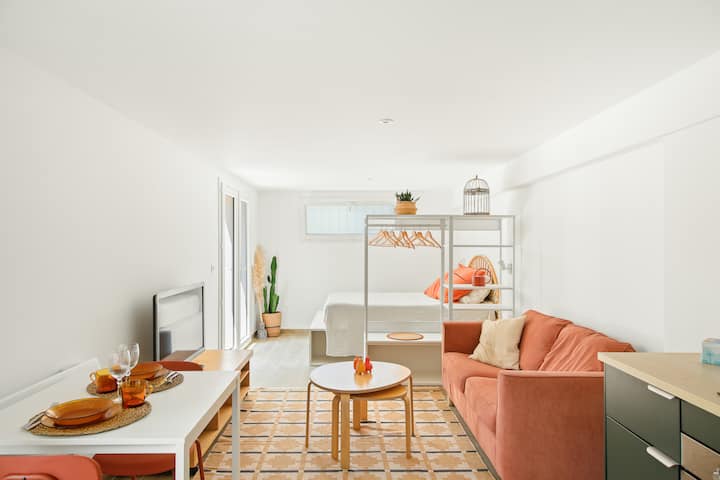 Studio Cosy, Mer & Terrasse - Le Pradet