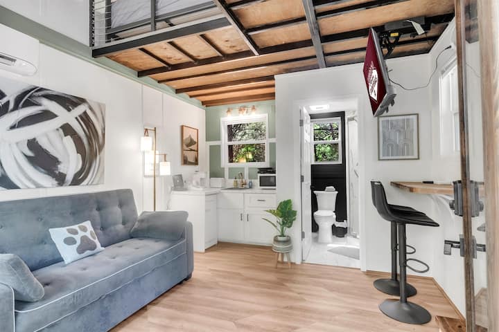 Tiny Home Escape | Outdoor Oasis | Steps From Msu - 스탁빌