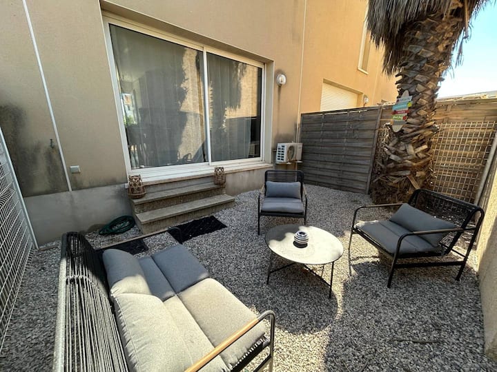 Charmant Pavillon Mitoyen à 100 M De La Plage – 6 - Valras-Plage