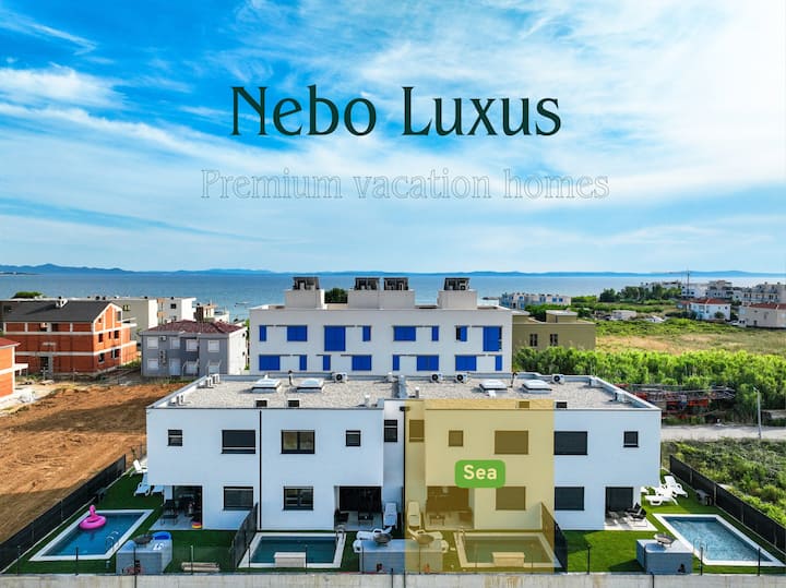 Nebo Luxus-premium Vacation Home Sea | Private Hea - Privlaka