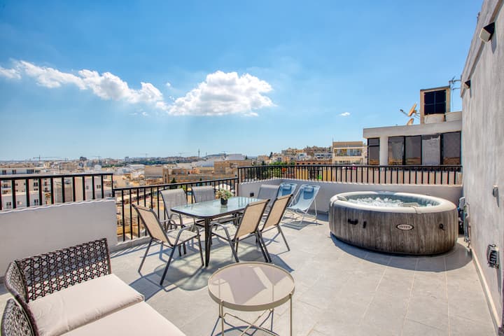 3bedroom House With Jacuzzi And Roof Terrace Vfra1 - Malta