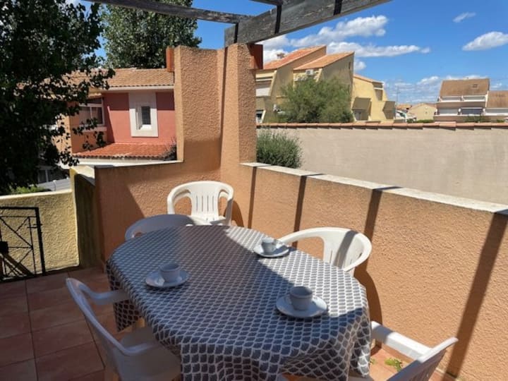 Studio Cabine 21m2 + Terrasse 10m2 Ref 4006 - Marseillan