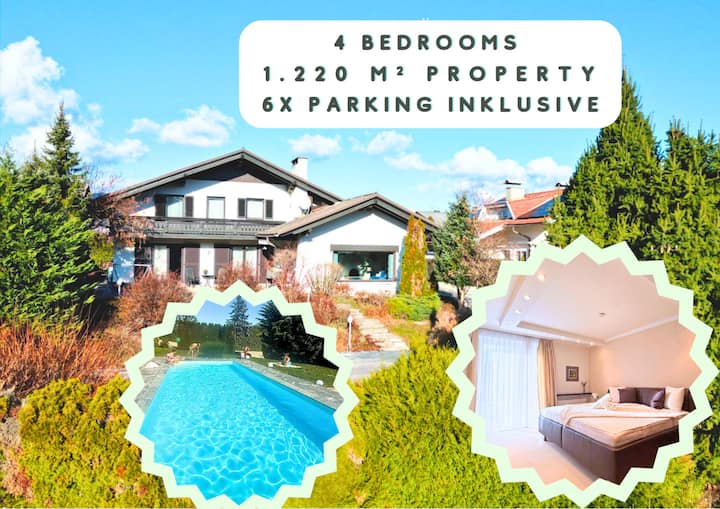 Luxury Villa Velden - Pool + Grill + 3br - Itävalta