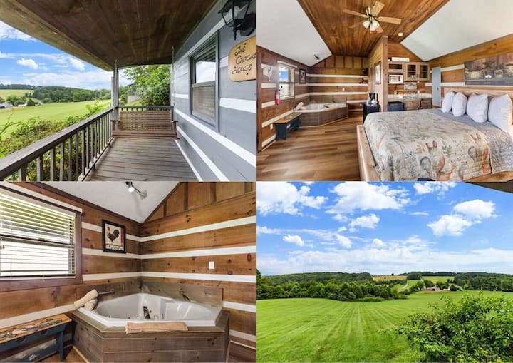 Pet Friendly Parkway Cabin 4 - Scenic & Cozy! - Hillsville, VA