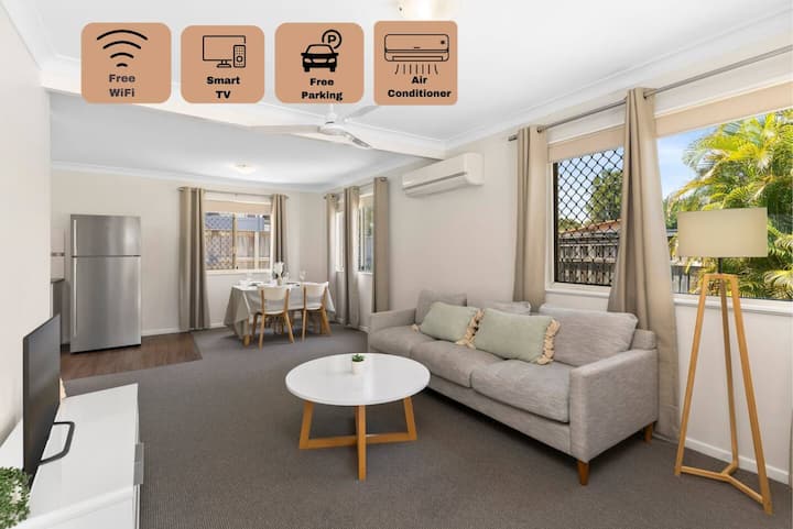 Homely Getaway At Acacia Ridge 2b1b/ac1 - Brisbane