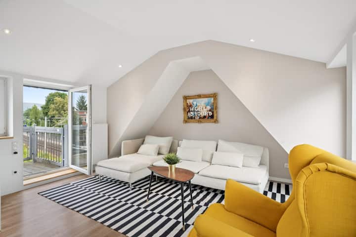 Penthouse | Terrasse | Waschtrockner | Zentral - Jena