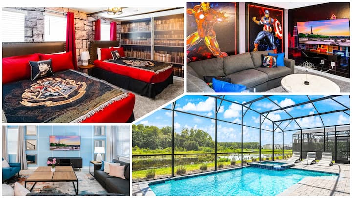 Luxury 9br Home Near Disney & Clubhouse - Florida