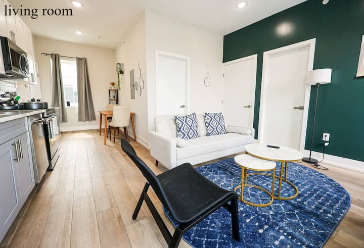 Central 1br Getaway | King Bed, W/d, Wi-fi - Philadelphie, PA