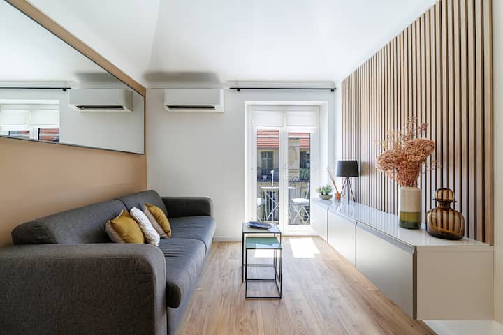 Chic & Lumineux 2 Pièces Climatisé Avec Balcon - Nice