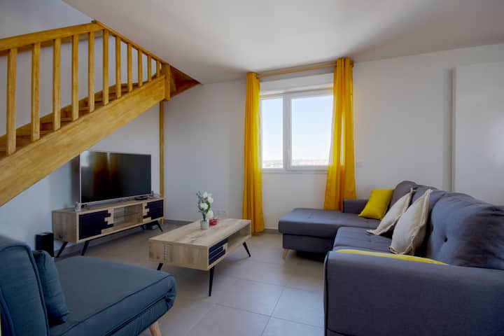 T3 Duplex Avec Parking Et Balcon à Euromed - Marseille