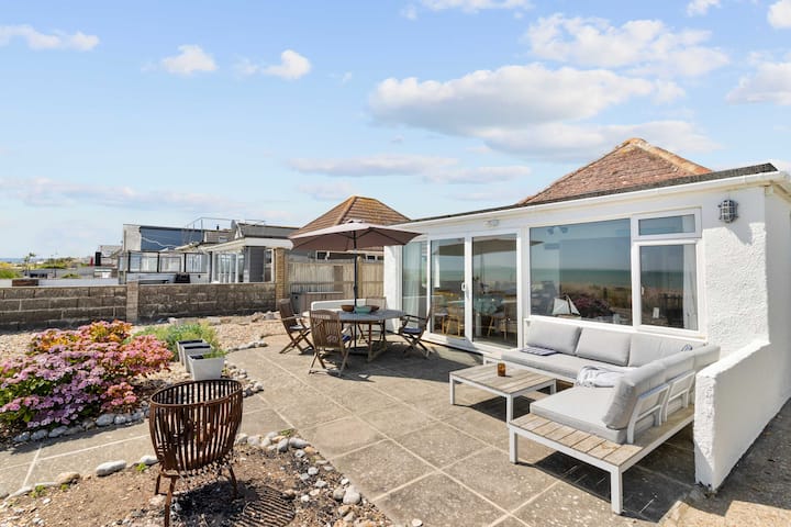 Beachfront Bungalow In Pevensey Bay With Sea View - Pevensey
