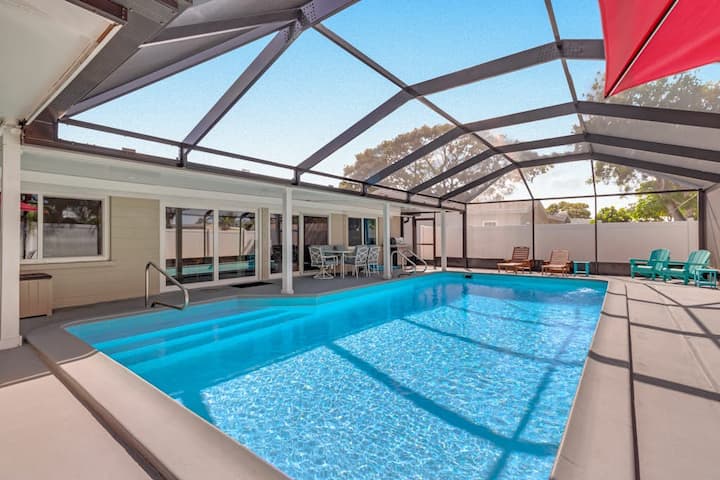 4/3 Mother-in-law Suite~heated Pool! 5 Mins To Img - Longboat Key, FL