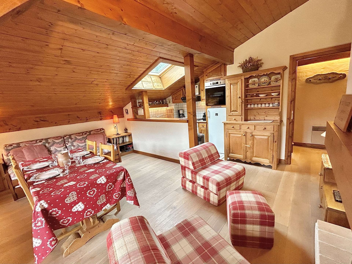 2-Zimmer-Wohnung + Kabine + Alkoven, Schlafplätze für 46, Megève ...