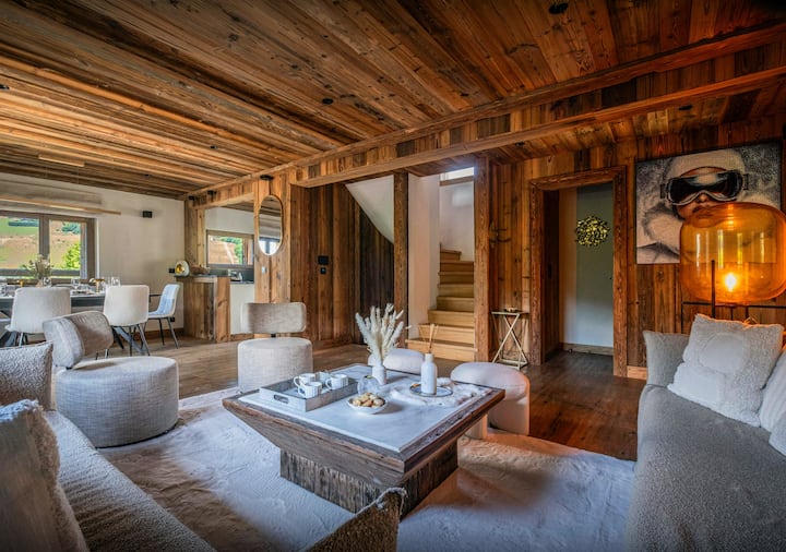 Sauna Terrasse Et Jardin Près Du Centre De Megève - Crest-Voland