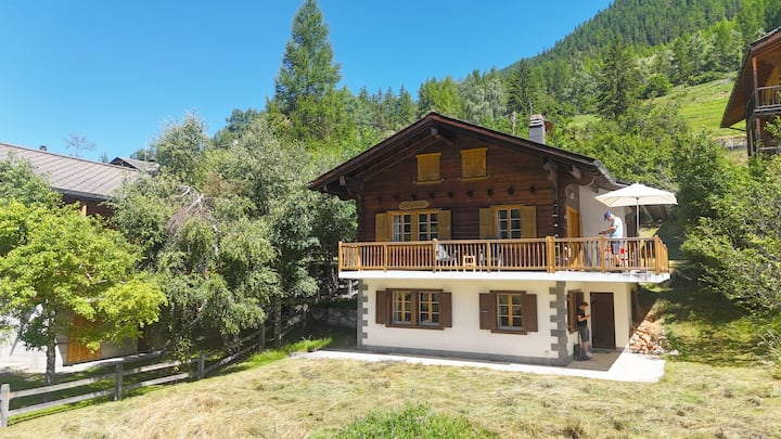 Chalet Myosotis - Calme Et Vue Dégagée - Grimentz