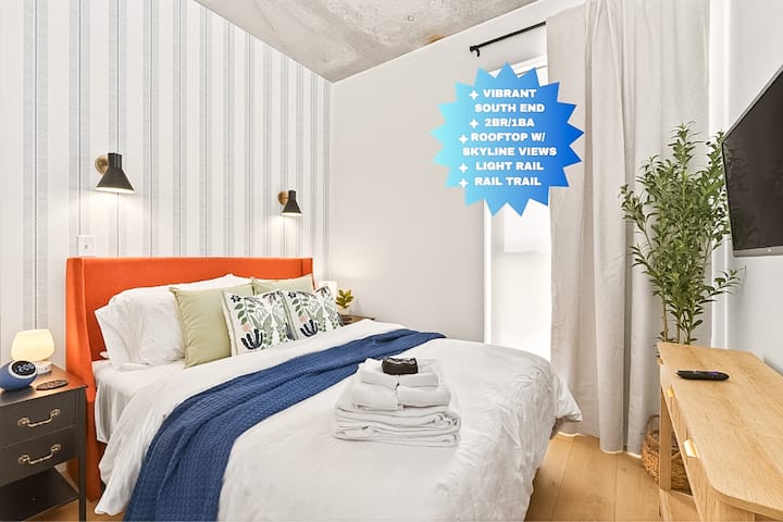 2br Southend | Rooftop I Walk To Rail To Uptown - Charlotte, NC