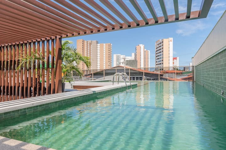 Jsmart Guararapes #502 - Modern Apt By Carpediem - Fortaleza